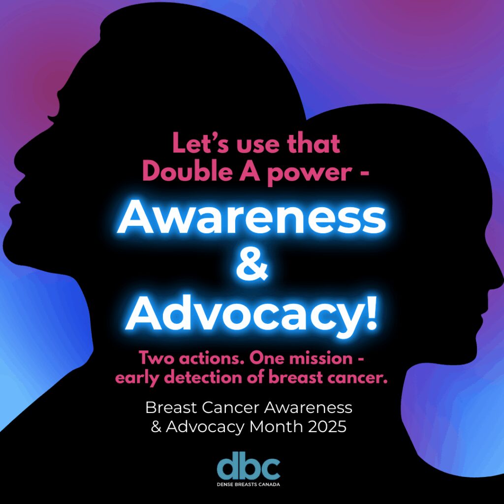 Breast Cancer Awareness and Advocacy Month 2025 | Dense Breasts Canada